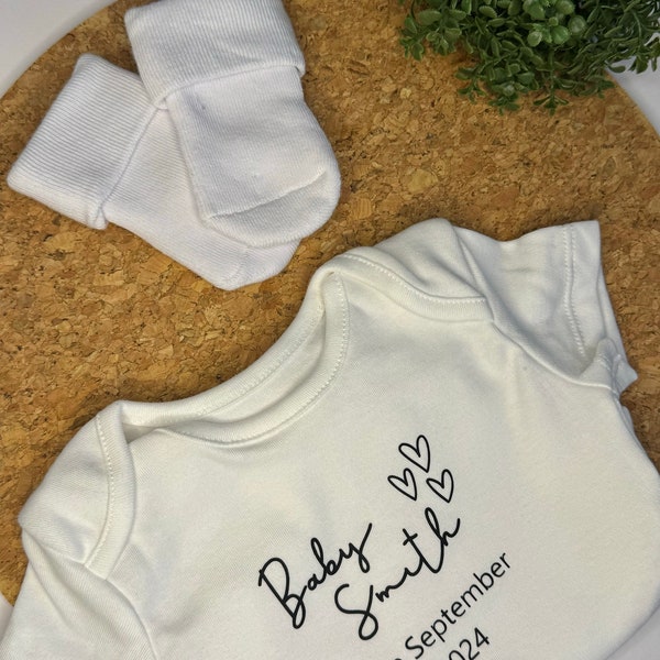 Personalised Baby Grow - Etsy UK