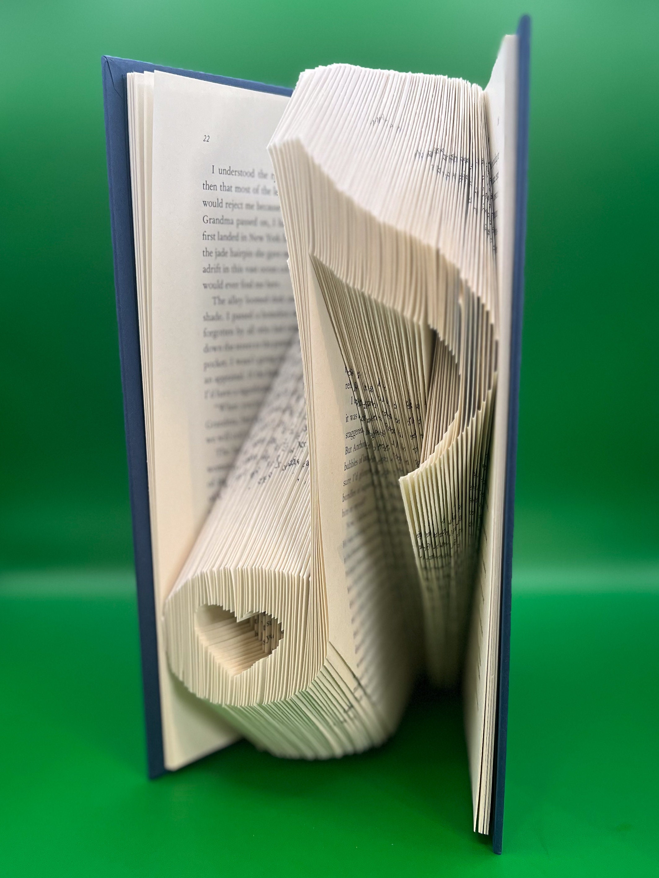 Music Note Folded Book Art: Unique Musician Gift - Etsy
