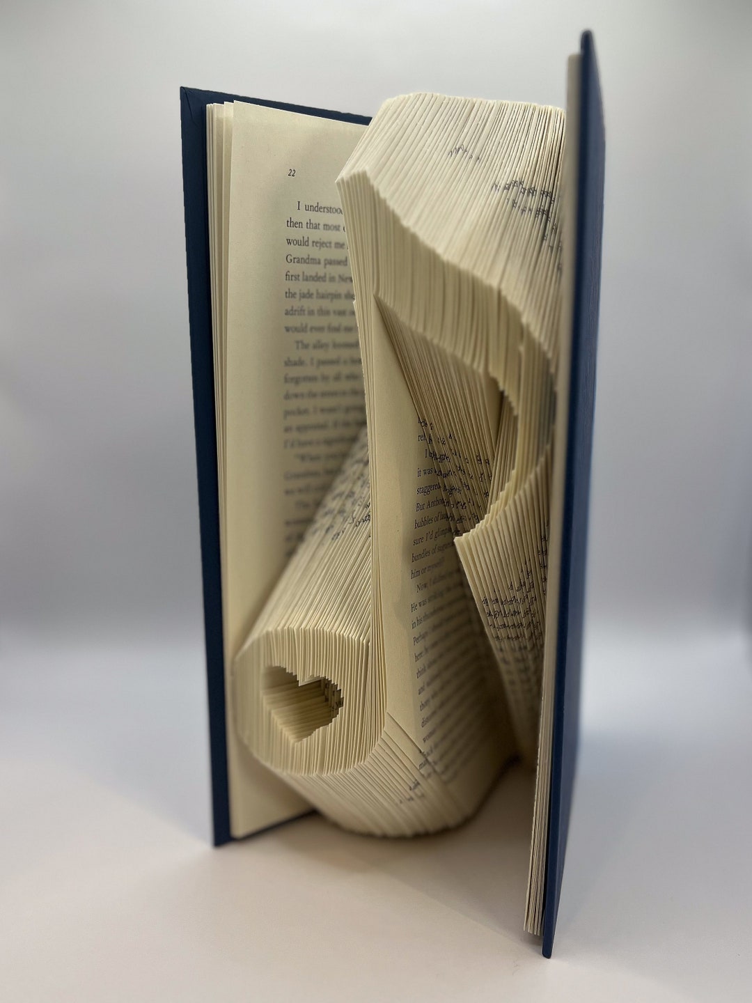 Music Note Folded Book Art: Unique Musician Gift - Etsy