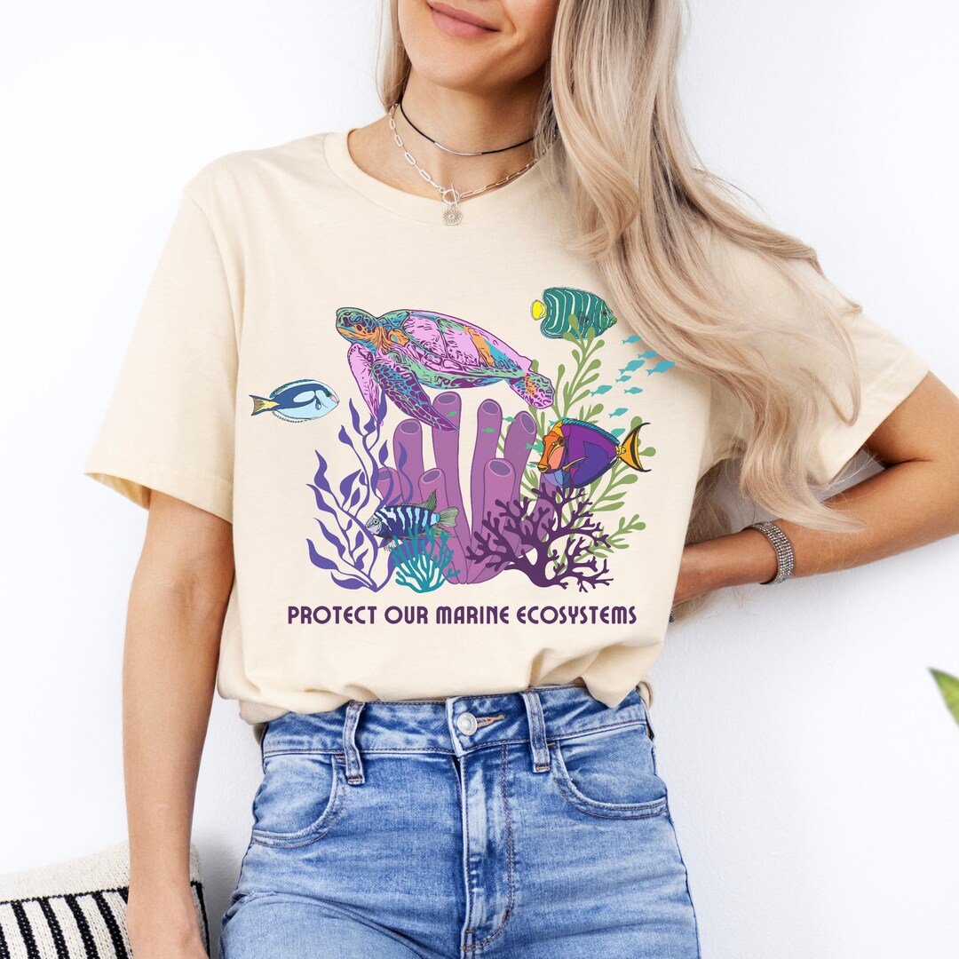 Protect Our Marine Ecosystems T-shirt, Protect the Oceans Tee, Animal ...