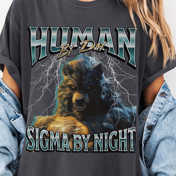 Sigma Wolf Shirt - Etsy