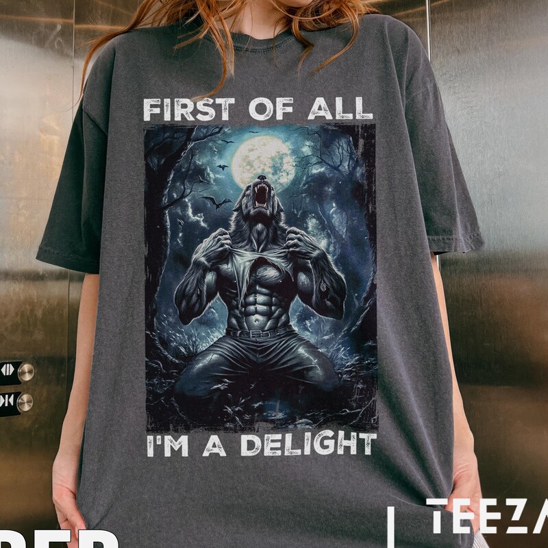 Wolf Ripping Shirt - Etsy