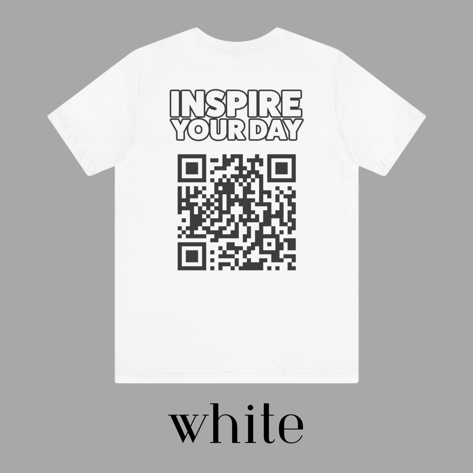 Motivational QR Code T-shirt, Positive Affirmation Tee, Inspirational ...