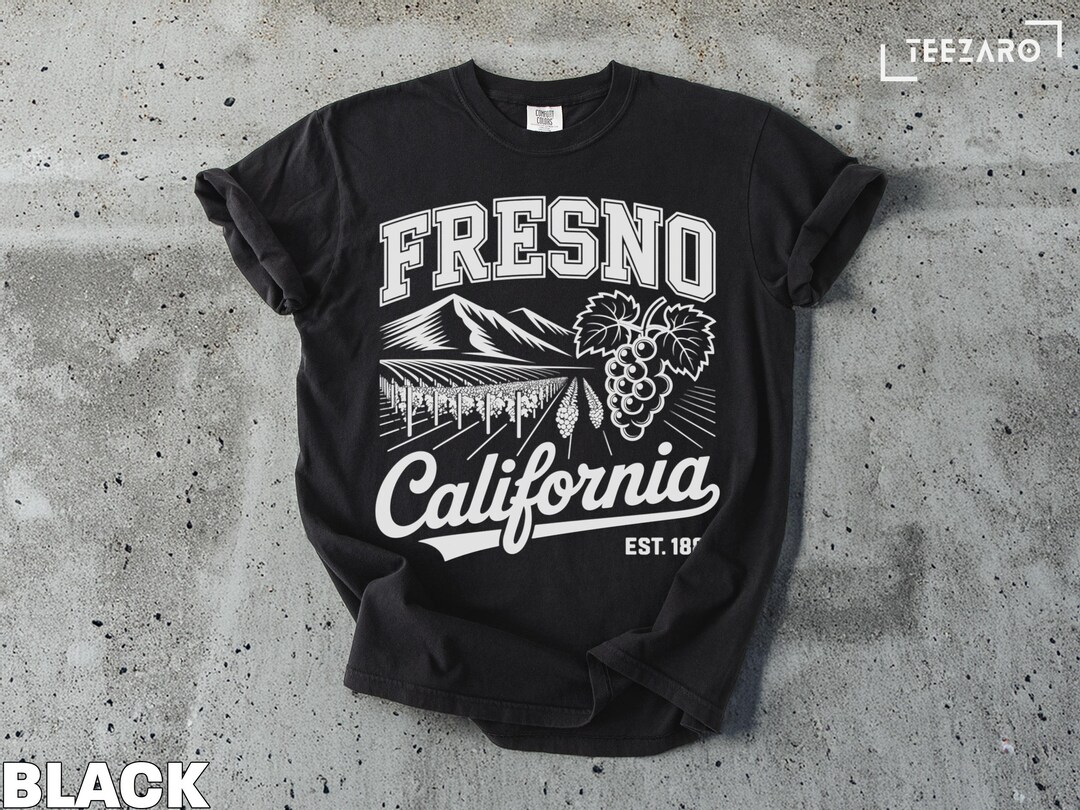 Vintage Fresno California T-shirt: Vineyard Graphic Tee - Etsy
