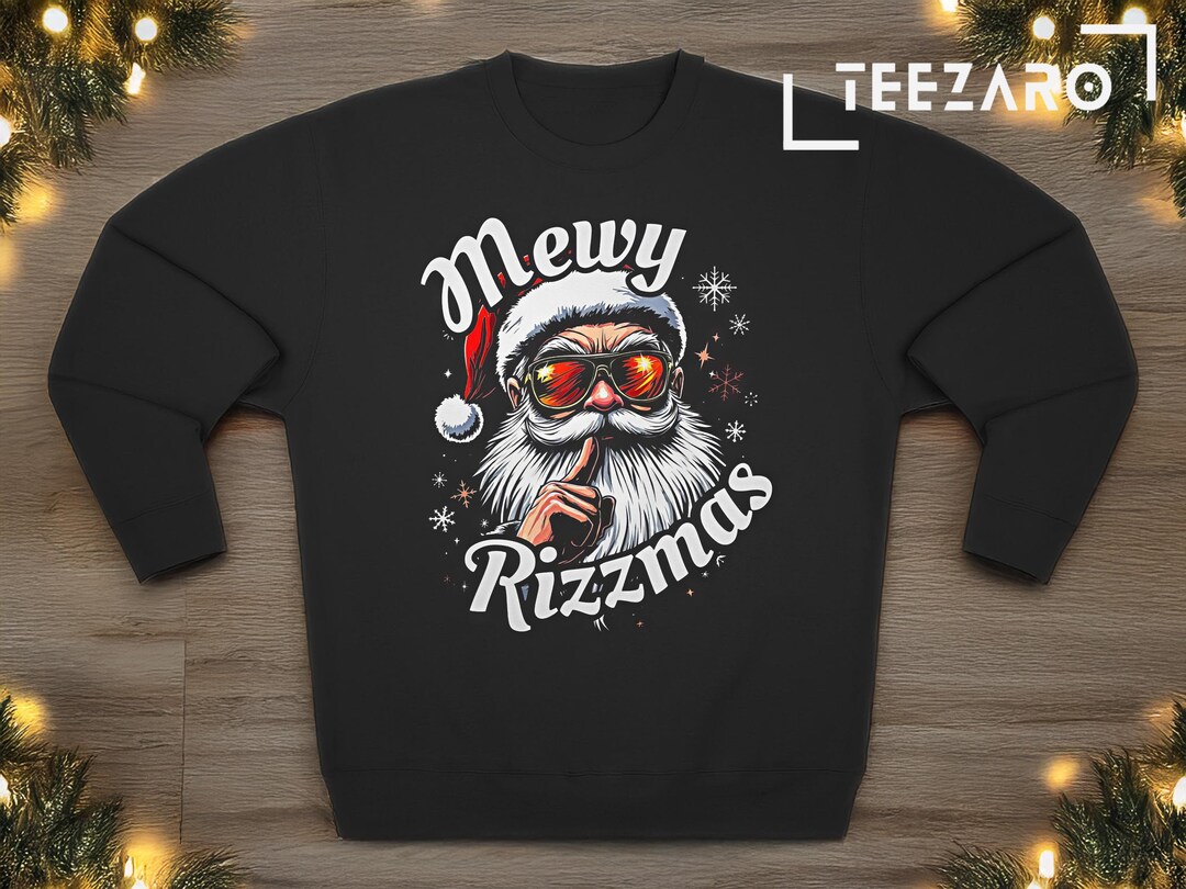 Mewy Rizzmas Sweatshirt : Lustiges Meme Santa Pullover - Etsy Schweiz
