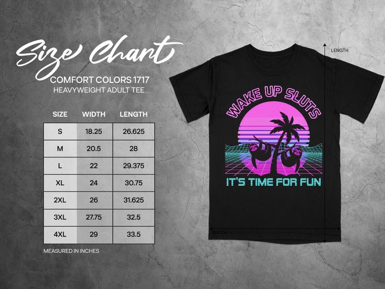 Funny Sloth T-shirt: Comfort Colors, Party Humor, Unique Design - Etsy