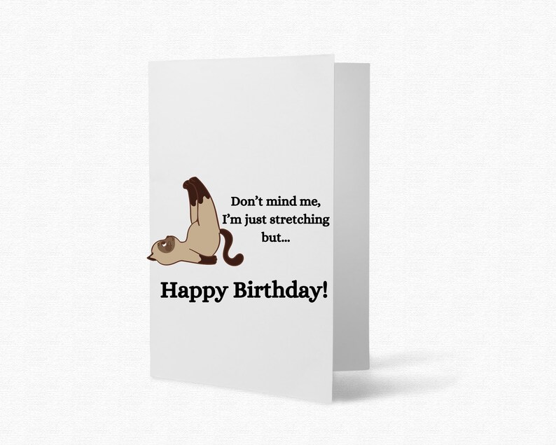 Funny Birthday Card for Best Friend, Bestie Birthday Card, Funny Cat ...