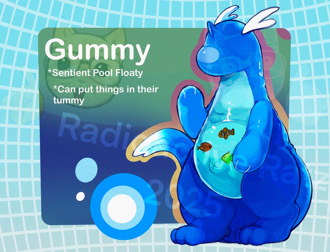 Scalie Frutiger Aero Furry Lizard Pool Floaty Oc Adopt Plush Fursona - Etsy