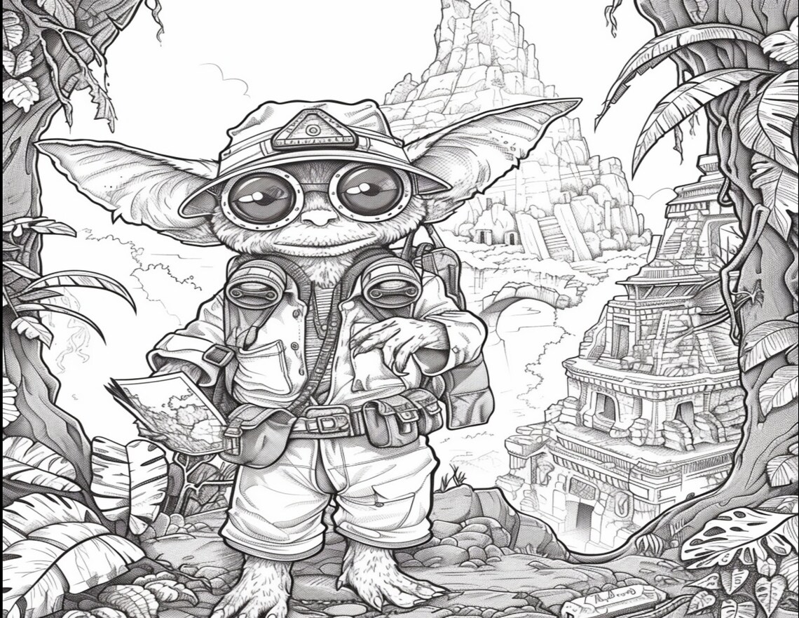 21 Adult Coloring Pages: Gremlins , Coloring Book for Adults, Family ...