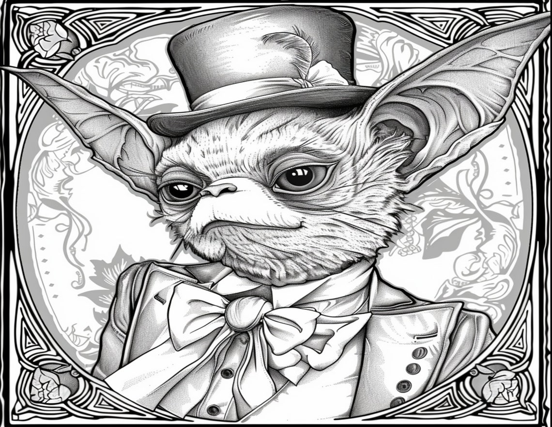 21 Adult Coloring Pages: Gremlins , Coloring Book for Adults, Family ...