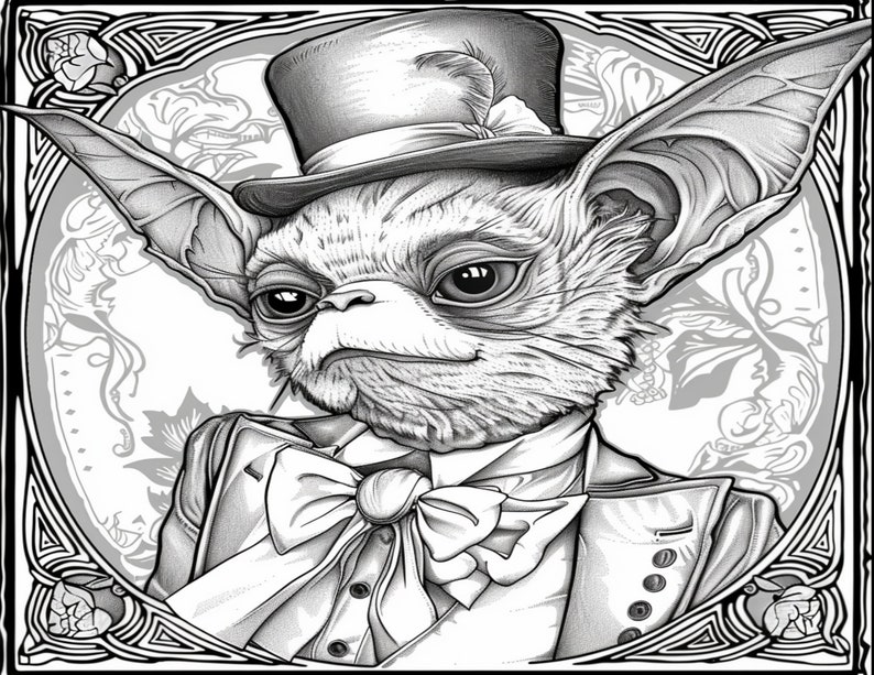 21 Adult Coloring Pages: Gremlins , Coloring Book for Adults, Family ...