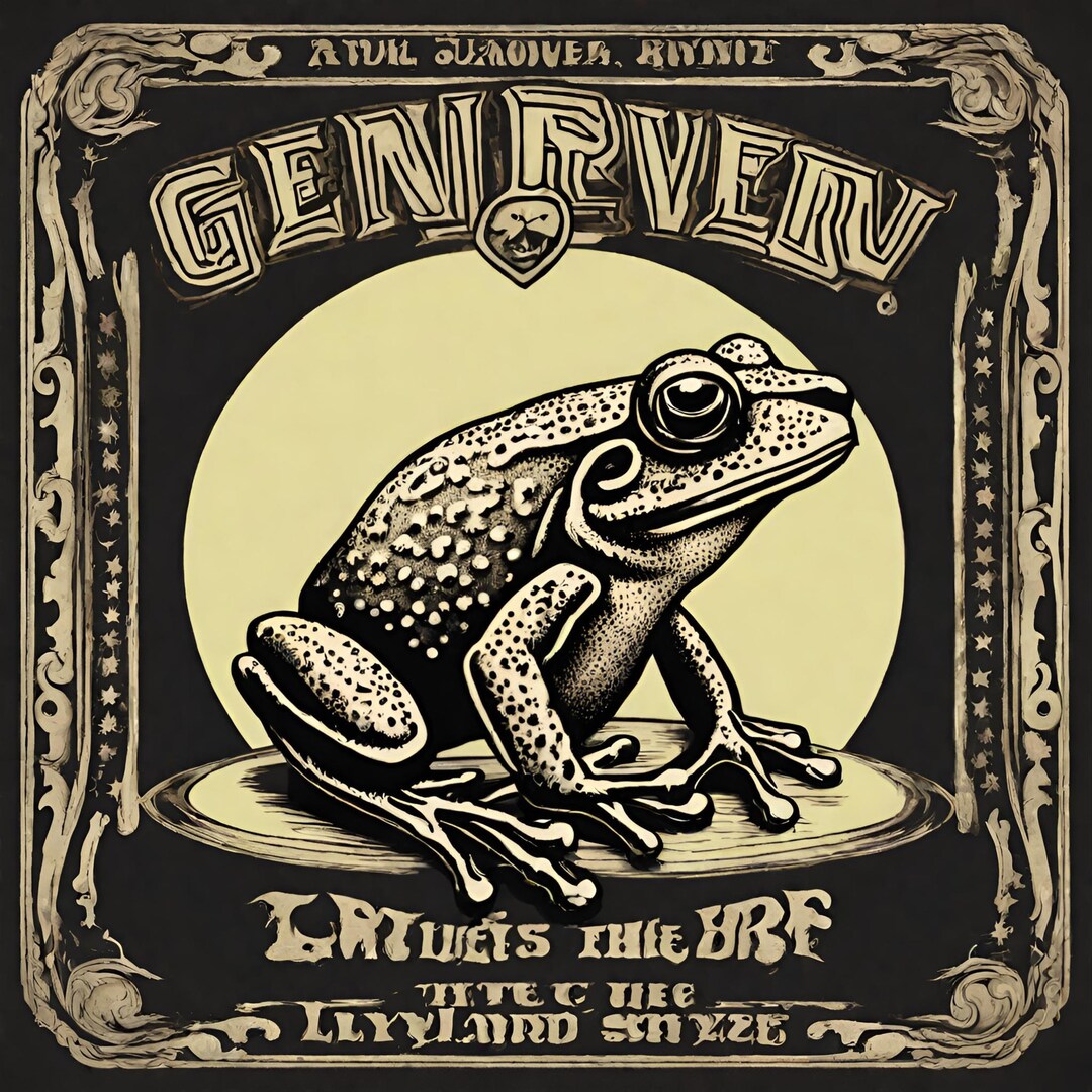 Frog Music Album Cover Art I - Etsy