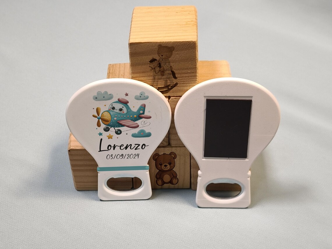 Airplane Birthday Favor: Personalized Magnet Bottle Opener - Etsy