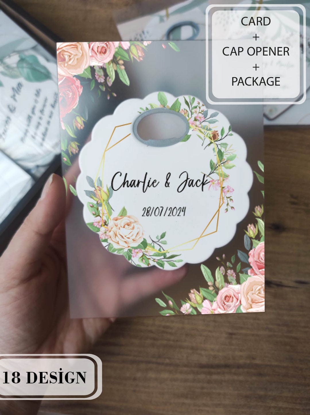 Custom Wedding Favor Magnet Openers for Guests,love Themed Magnet ...