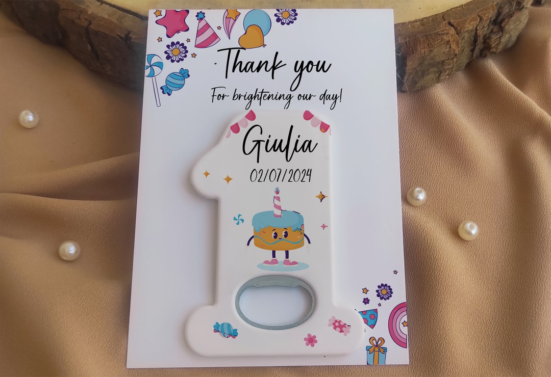 Baby Shower Magnet, 1st Birthday Party Favors Boy-girl, Birthday Return ...
