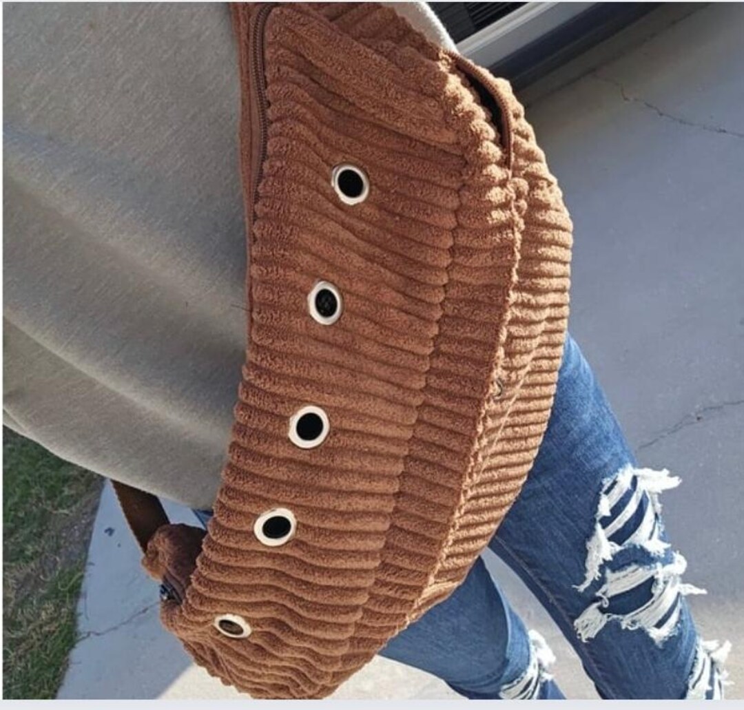 Large Brown Crossbody Pet Carrier | Reptile Carrier Bag for Bearded ...