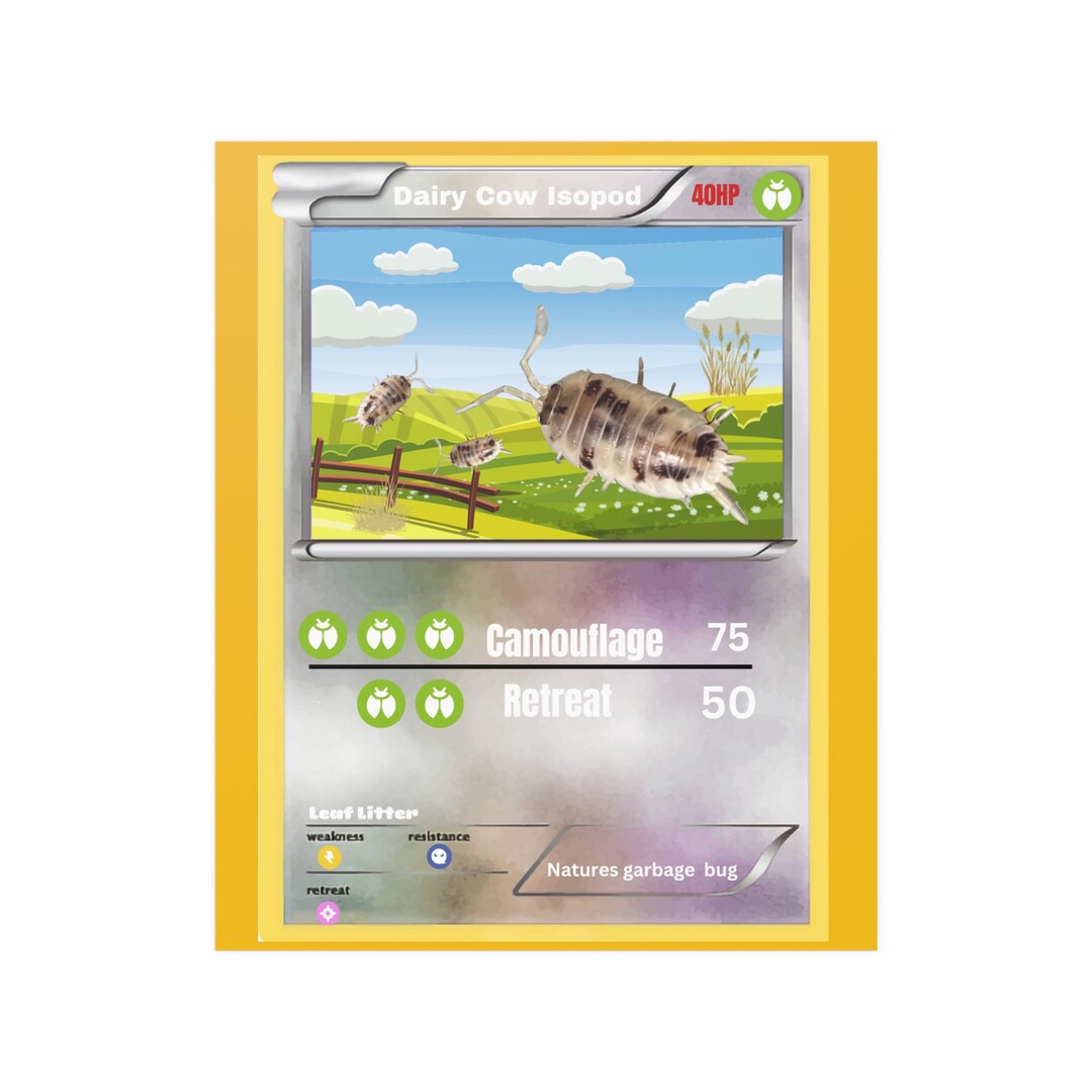 Dairy Cow Isopod 2 Pokemon Poster - Etsy