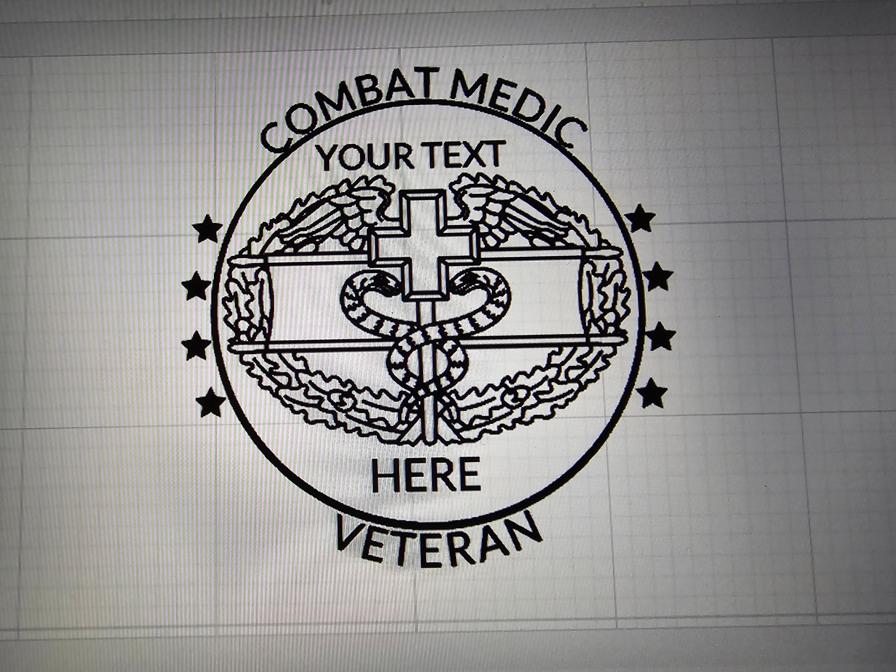Combat Medic W/ Custom Text SVG - Etsy