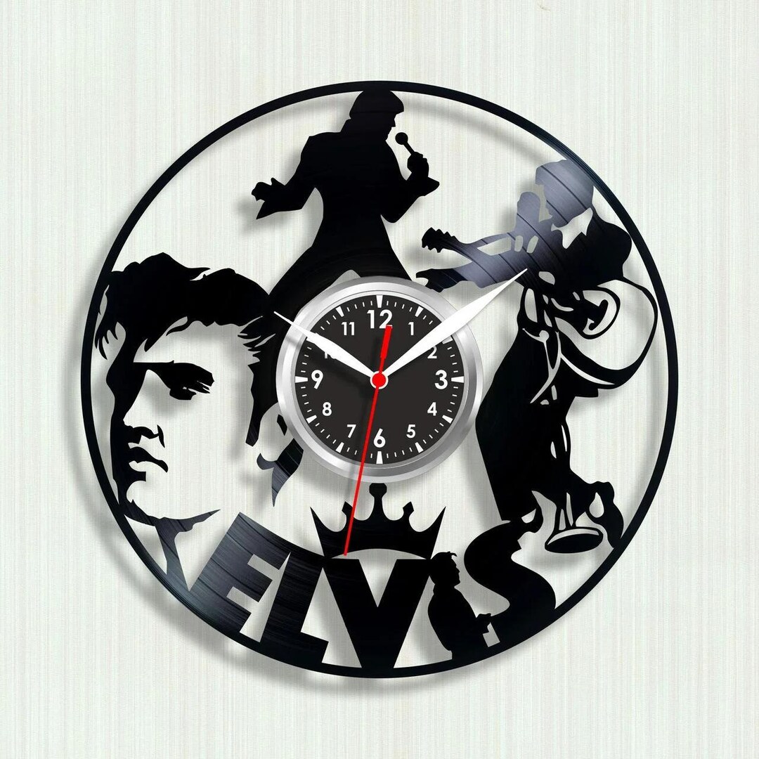 Elvis Vinyl Wall Clock Record Wall Clock Spider-man Silent Clock ...