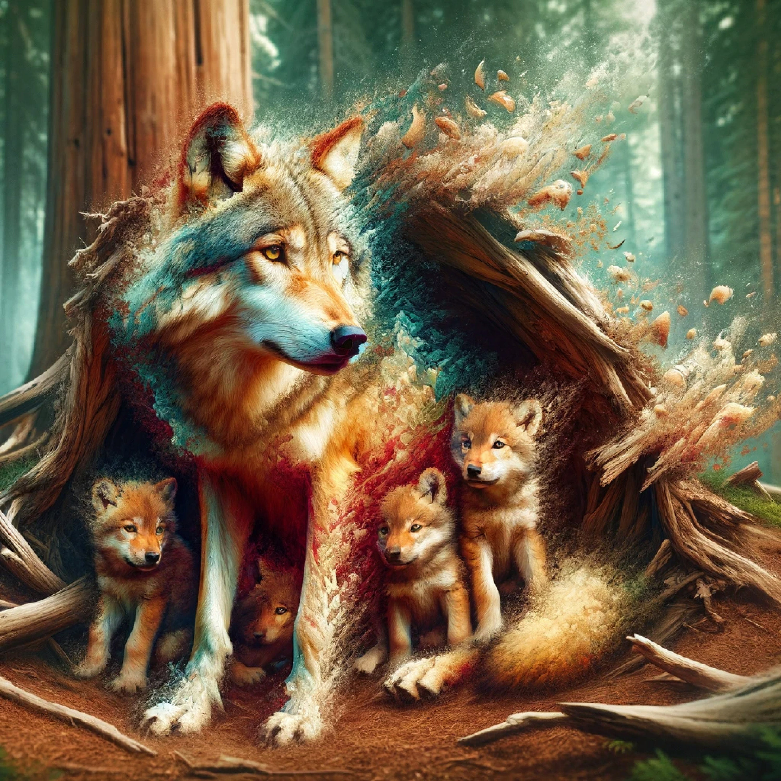 Vanishing Wildlife: the Mexican Gray Wolf - Etsy
