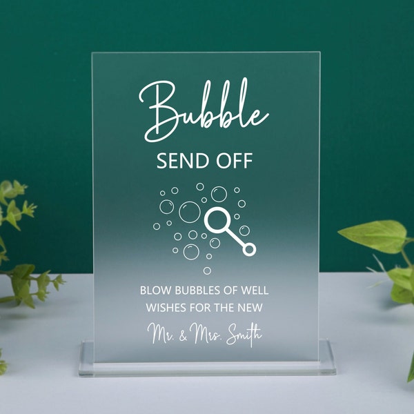 Wedding Bubble Sign - Etsy