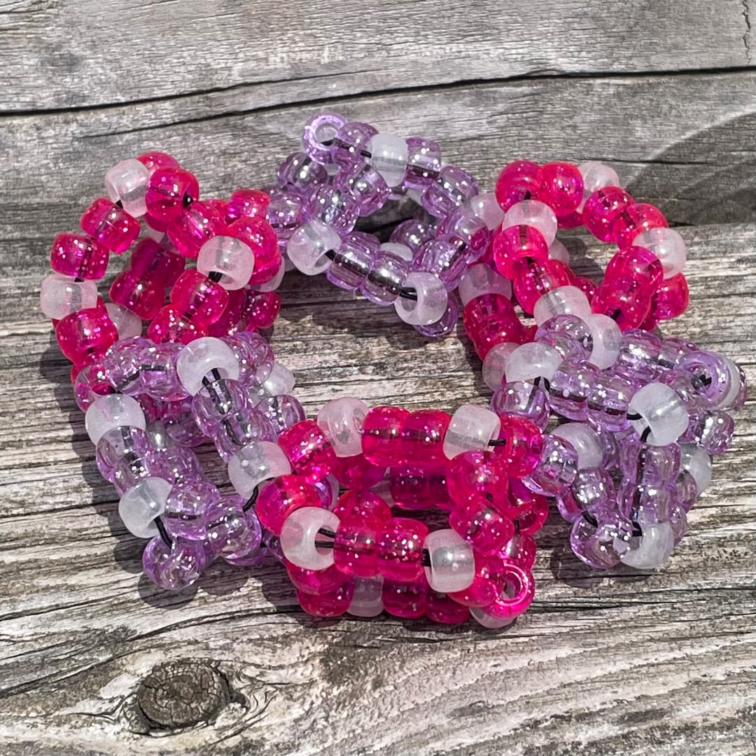 Squishy Sparkly Kandi Cube Fidget Bracelet - Etsy