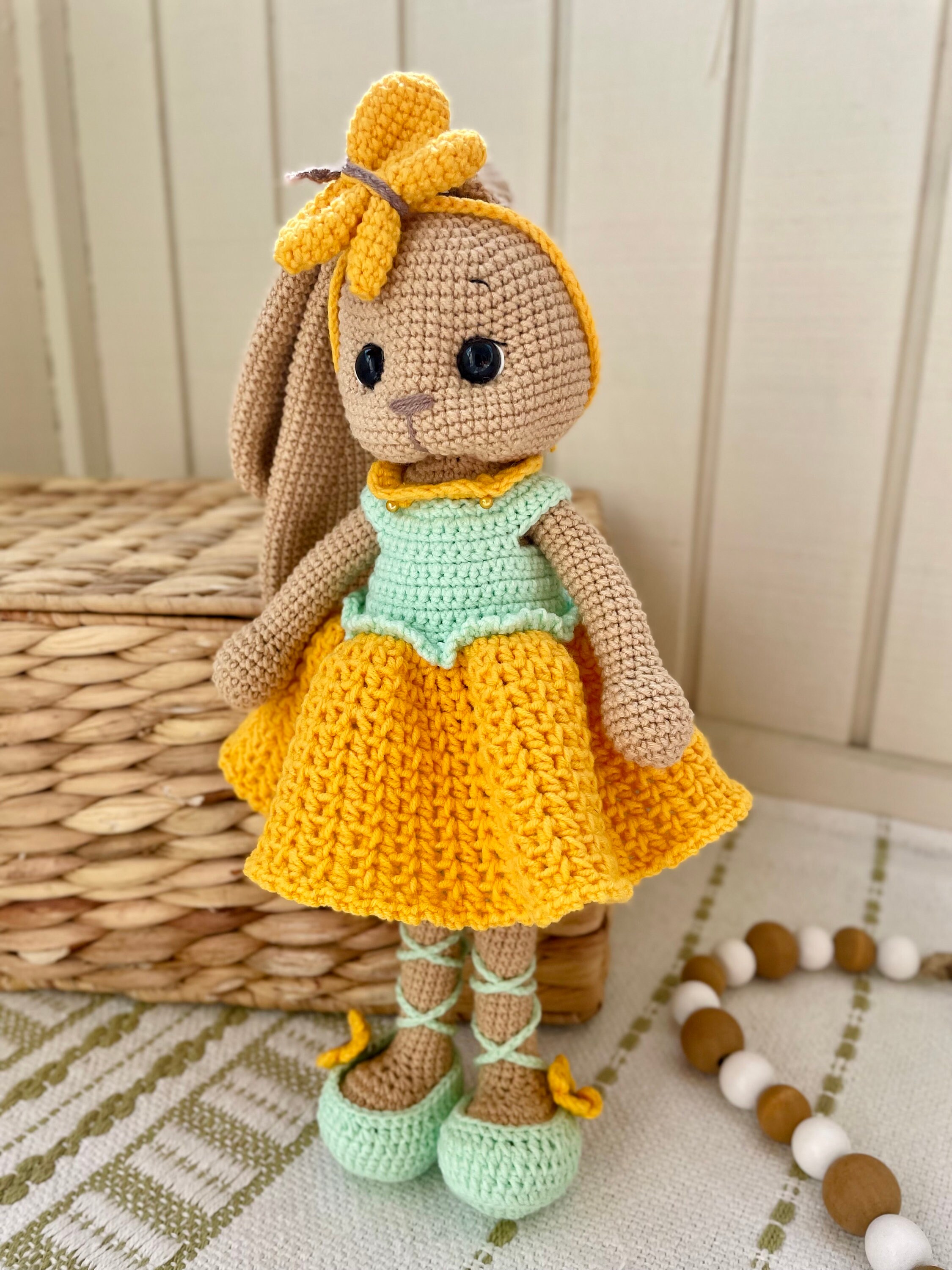Doll Bunny Crochet Pattern. Beginner Friendly - Etsy