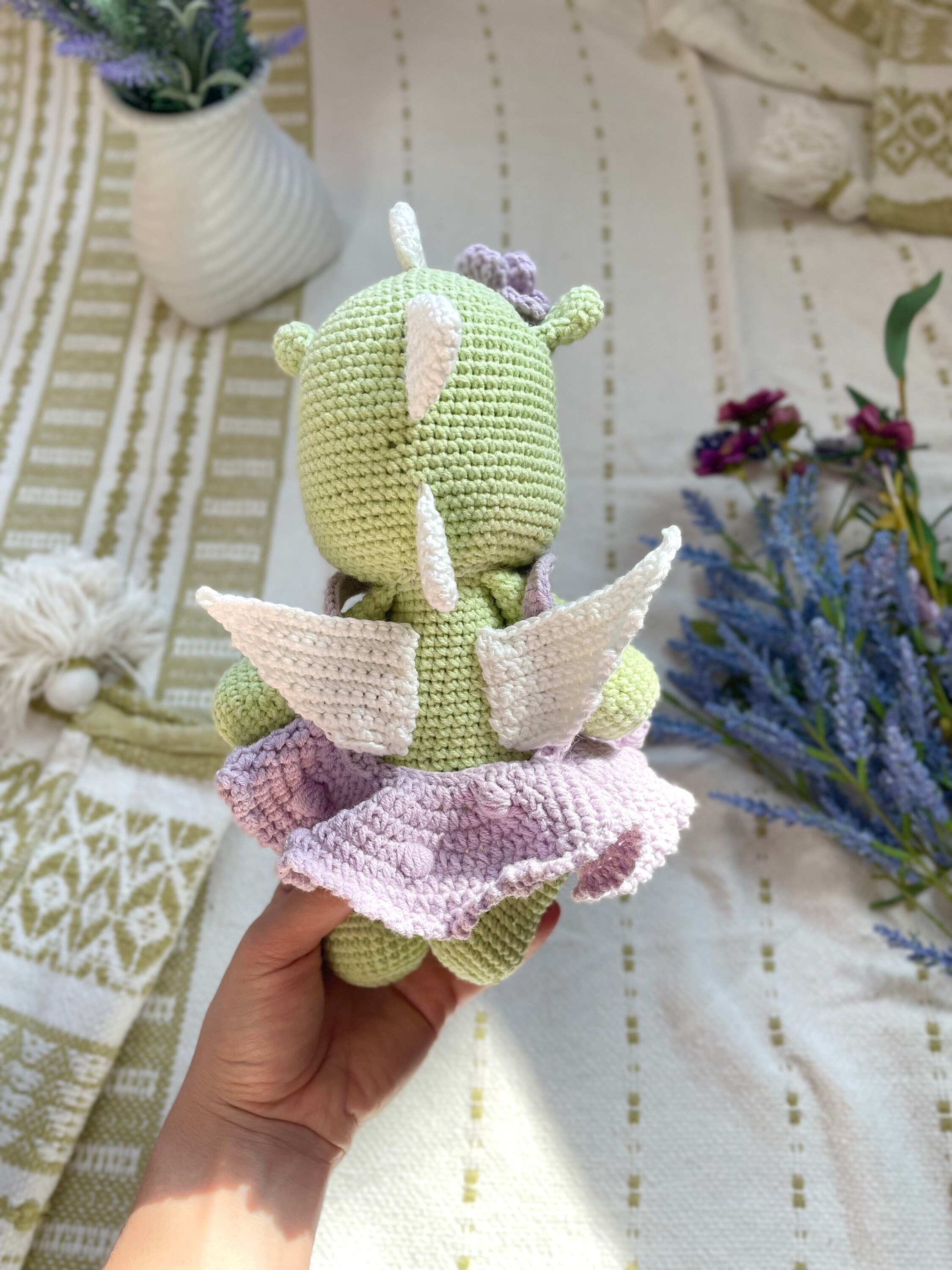 Lavender – Dragon Girl – Crochet Pattern With VIDEO Instructions ...