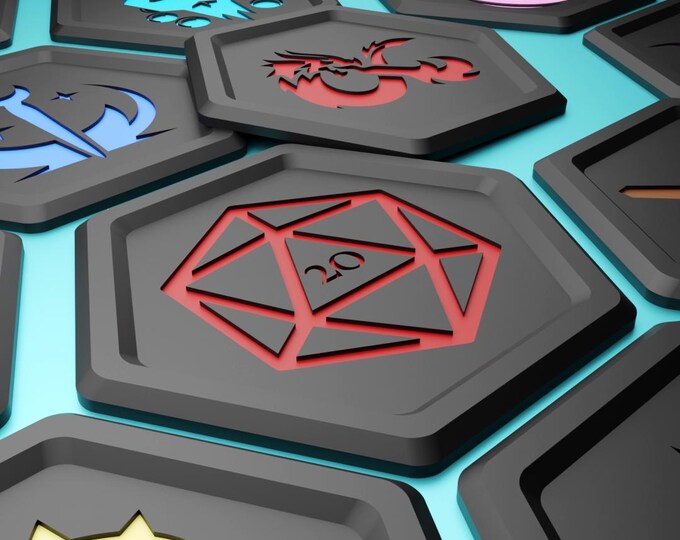 STL Digital File Only 3D Printed Circuit Board Coaster Set Gadget Tech ...