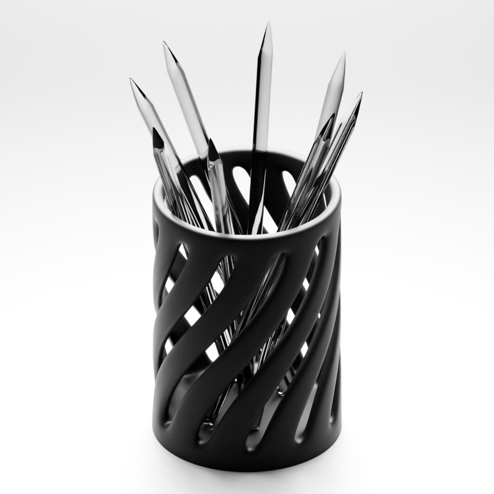 Desk Organizer - Helix | 3D Print File (.stl) - Etsy