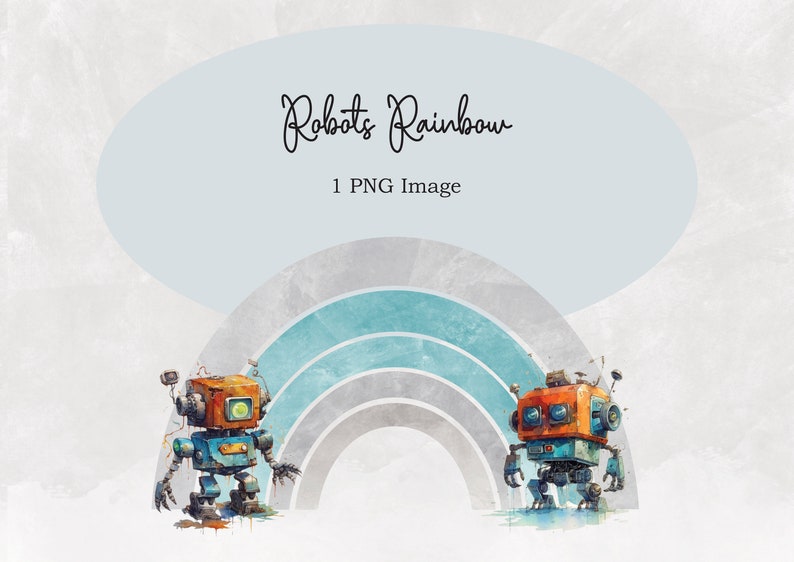 Rainbow PNG, Robot PNG, Robots PNG, Transparent Background Png, Digital ...