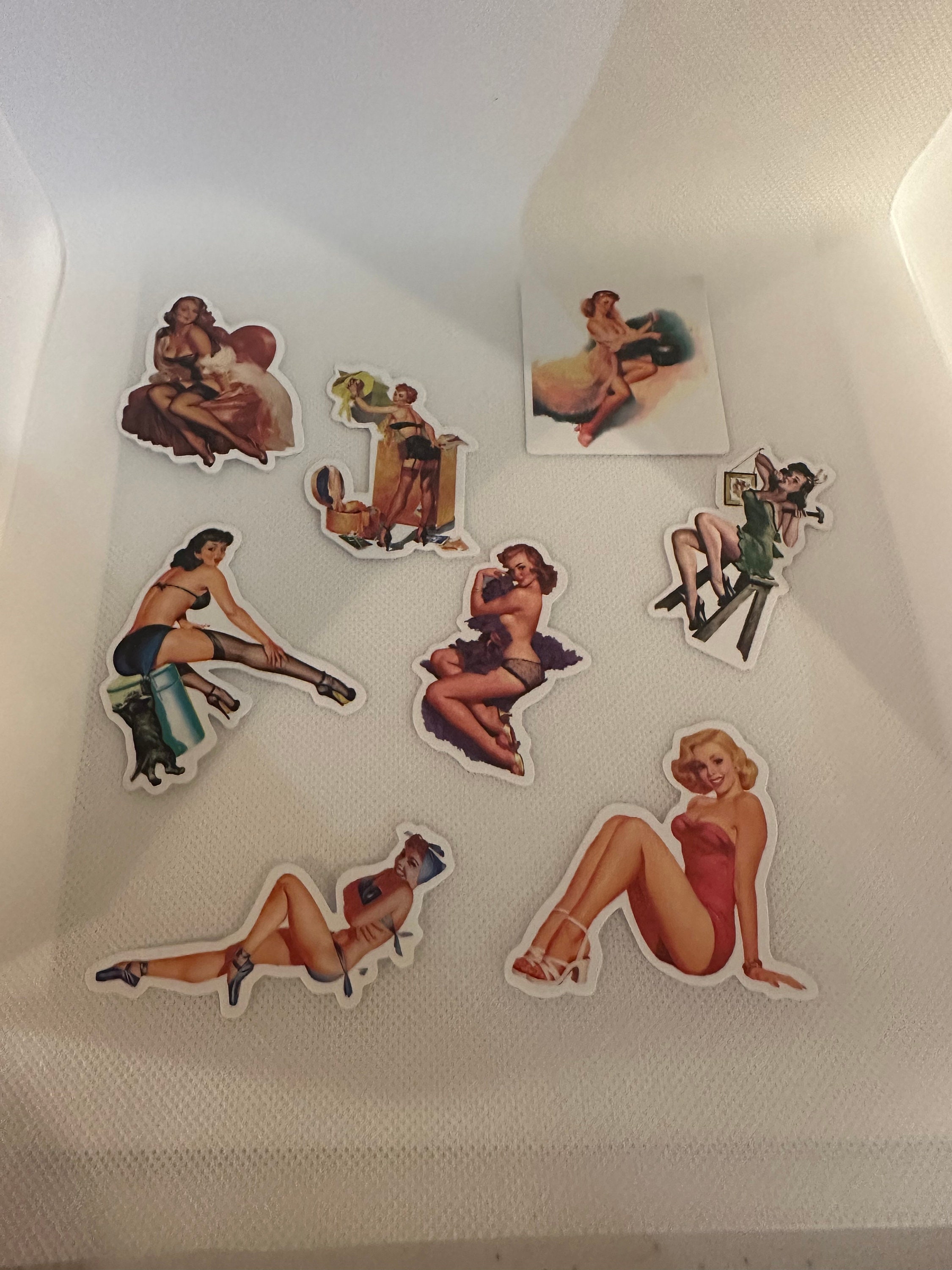 Pinup Stickers - Etsy
