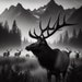 Elk Engraving Images - Etsy