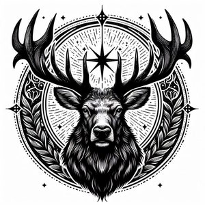 Elk Engraving Images - Etsy