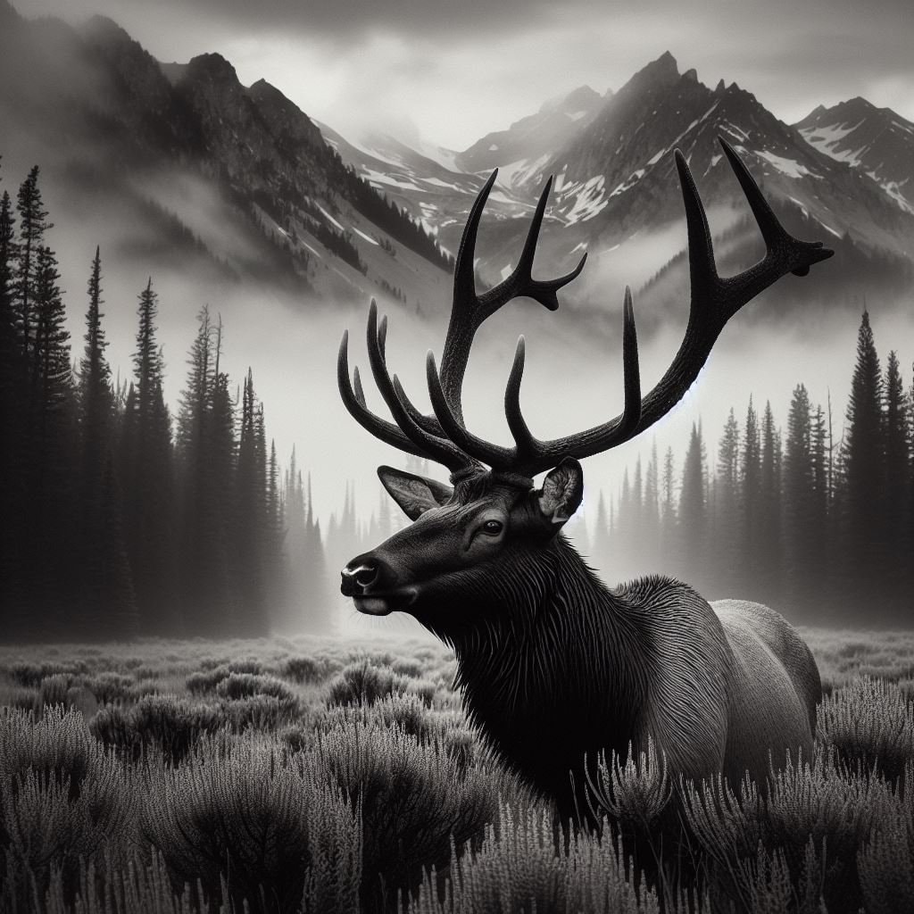 Elk Engraving Images - Etsy