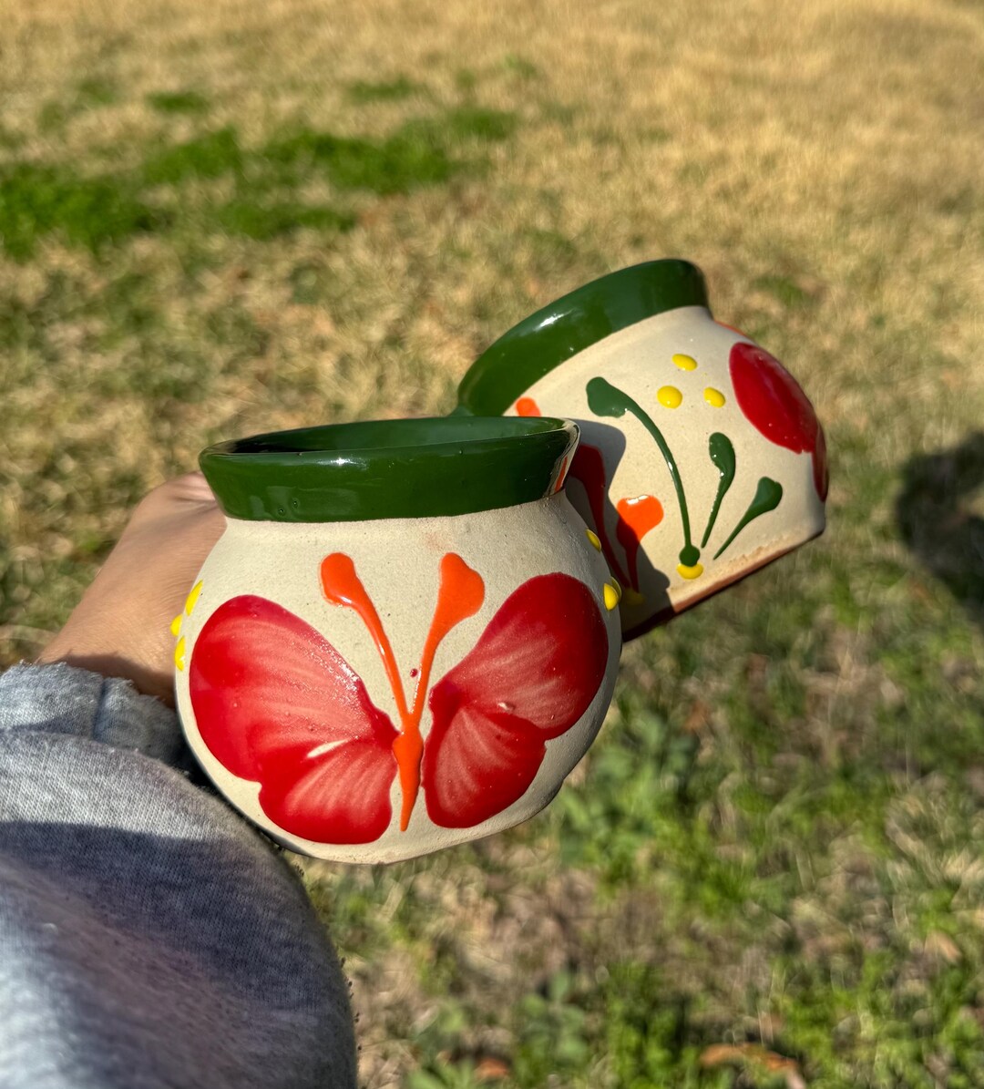 Tazas 100% Mexicanas De Barro • Authentic Mexican Handmade Clay Mugs - Etsy