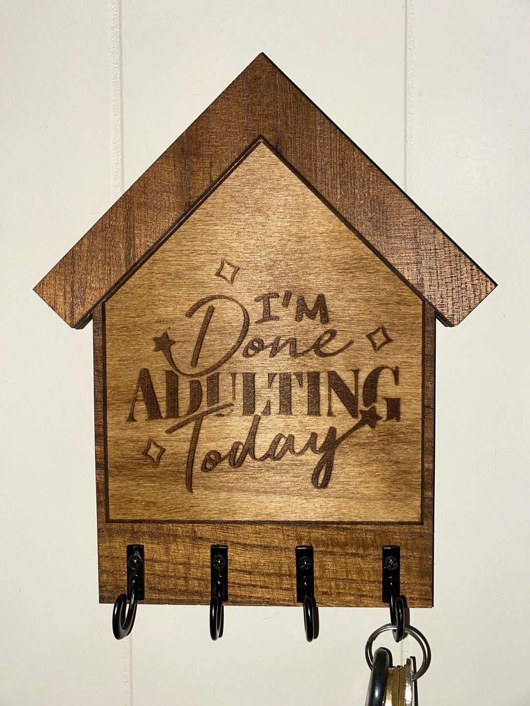 Handcrafted Keyholder, Key Hook Home & Living Home Decor Wall Decor - Etsy