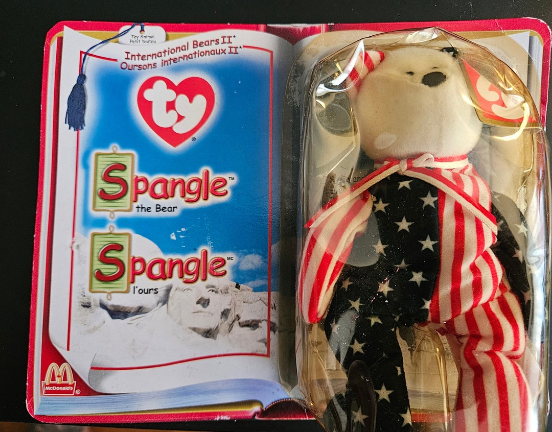 TY Beanie Baby-rare Spangle the Bear Mcdonalds 2000 RARE - Etsy