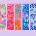 Y2K Digital Grunge Bookmarks, Printable Pink 2000z Y2K Bookmarks for ...