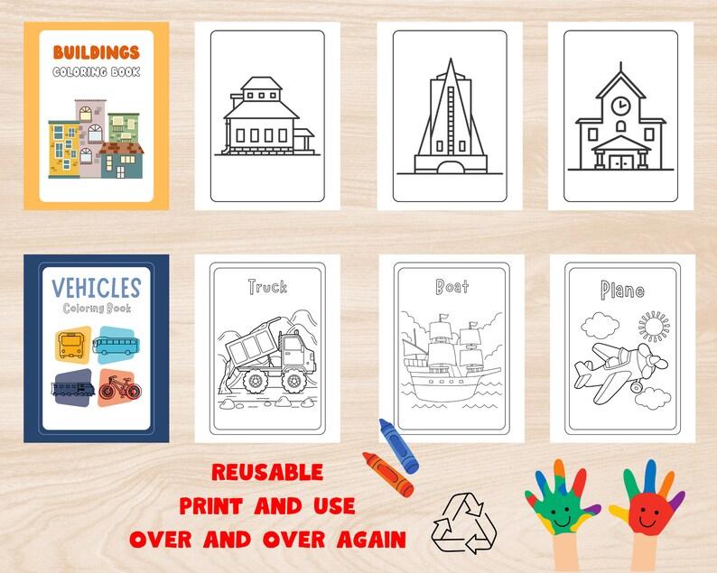Printable Coloring Pages for Kids Mega Bundles, Toddlers, Preschoolers ...
