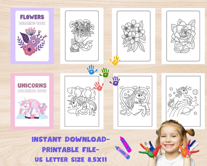 Printable Coloring Pages for Kids Mega Bundles, Toddlers, Preschoolers ...