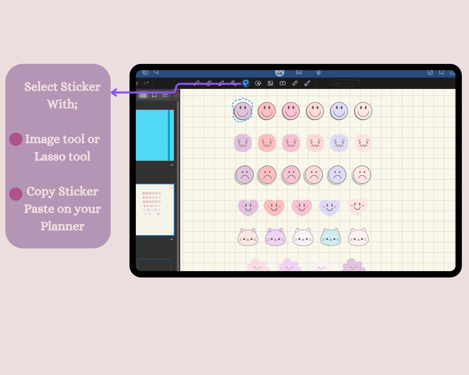 Ultimate Digital Sticker for Goodnotes Cute Stickey Notes, Trendy Daily ...