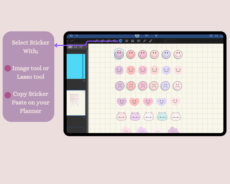 Ultimate Digital Sticker for Goodnotes Cute Stickey Notes, Trendy Daily ...