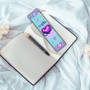 Y2K Digital Grunge Bookmarks, Printable Pink 2000z Y2K Bookmarks for ...