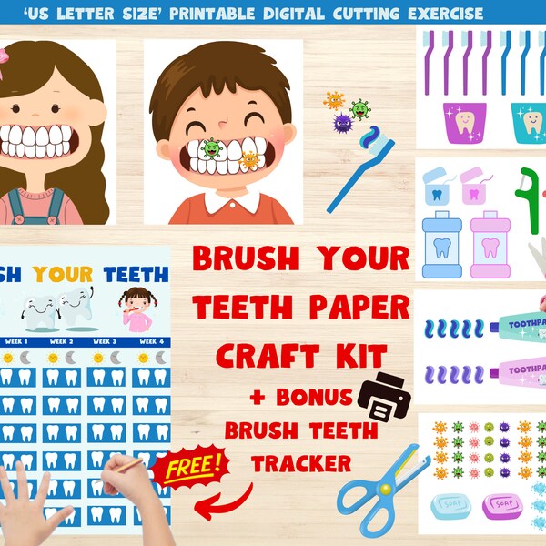 Tooth Brushing Chart - Etsy