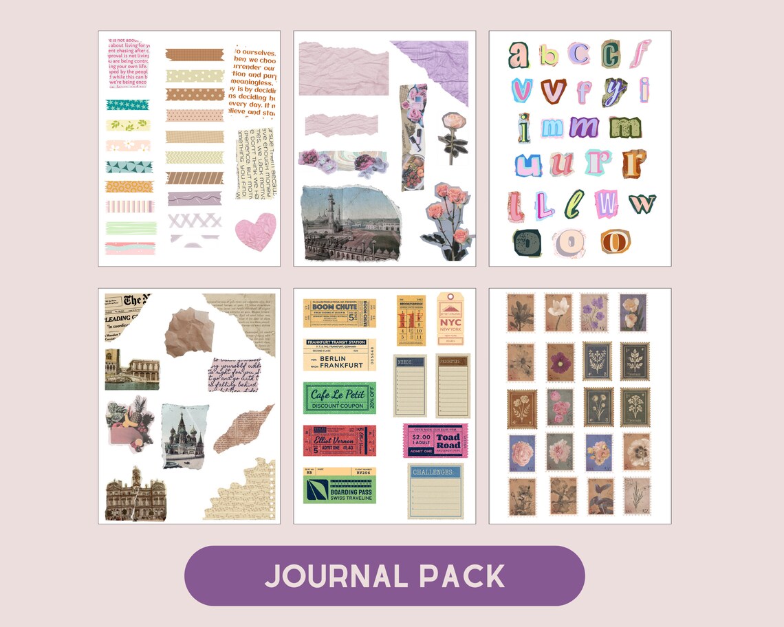 Ultimate Digital Sticker for Goodnotes Cute Stickey Notes, Trendy Daily ...