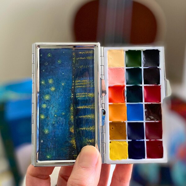 Watercolor Tin - Etsy