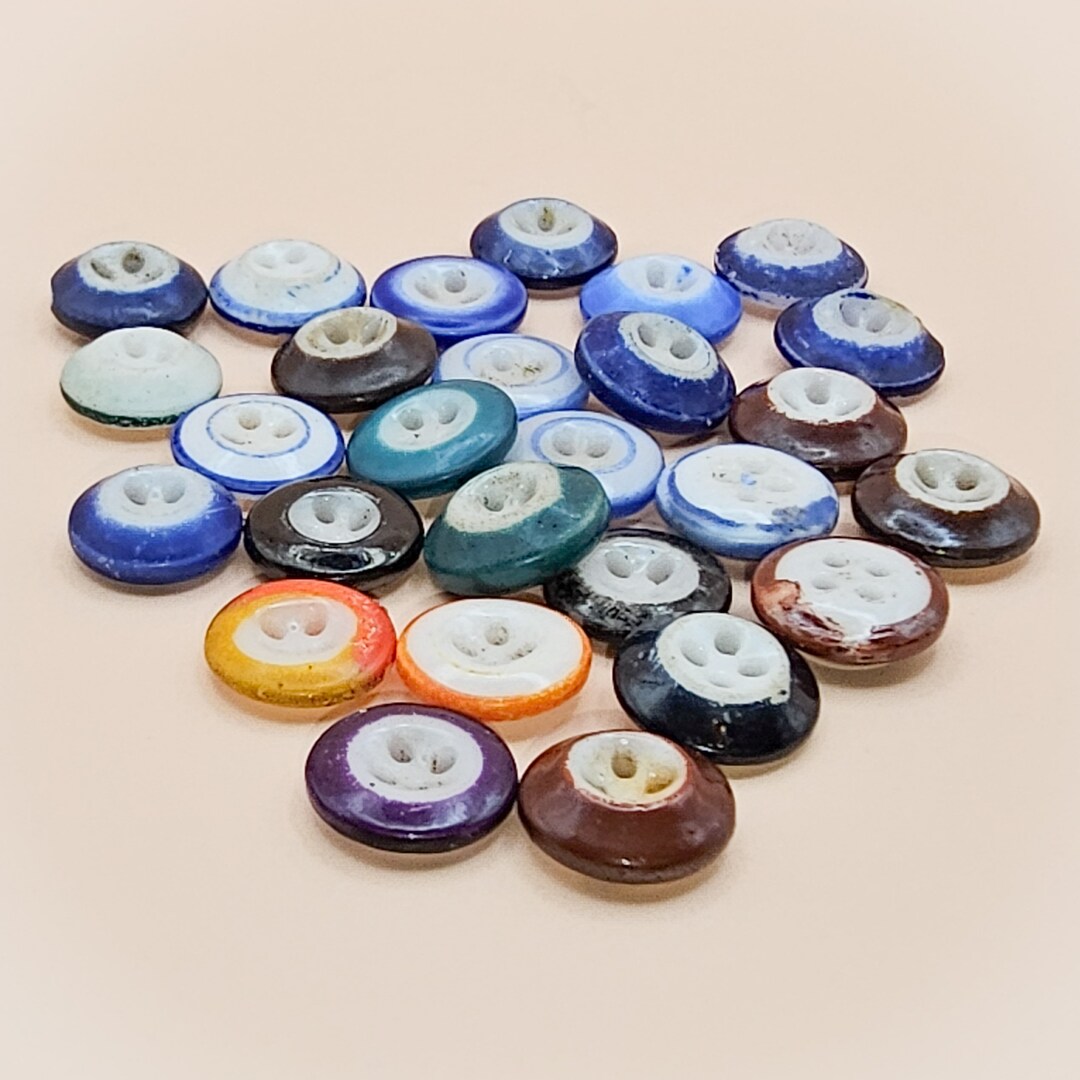 27 Small Antique/vintage China Buttons - Etsy