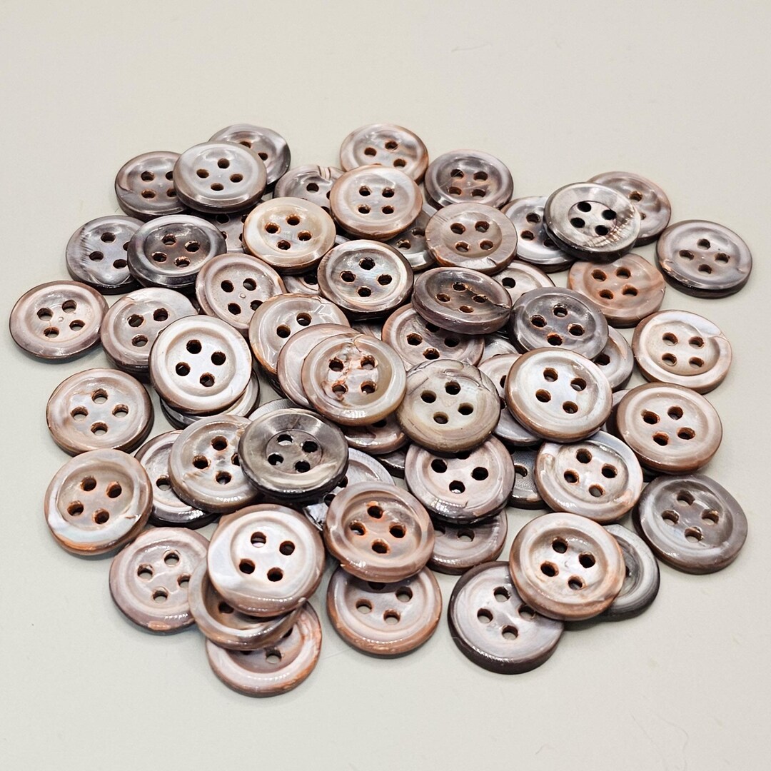 67 Vintage 4-hole Mother of Pearl (shell) Buttons - Etsy