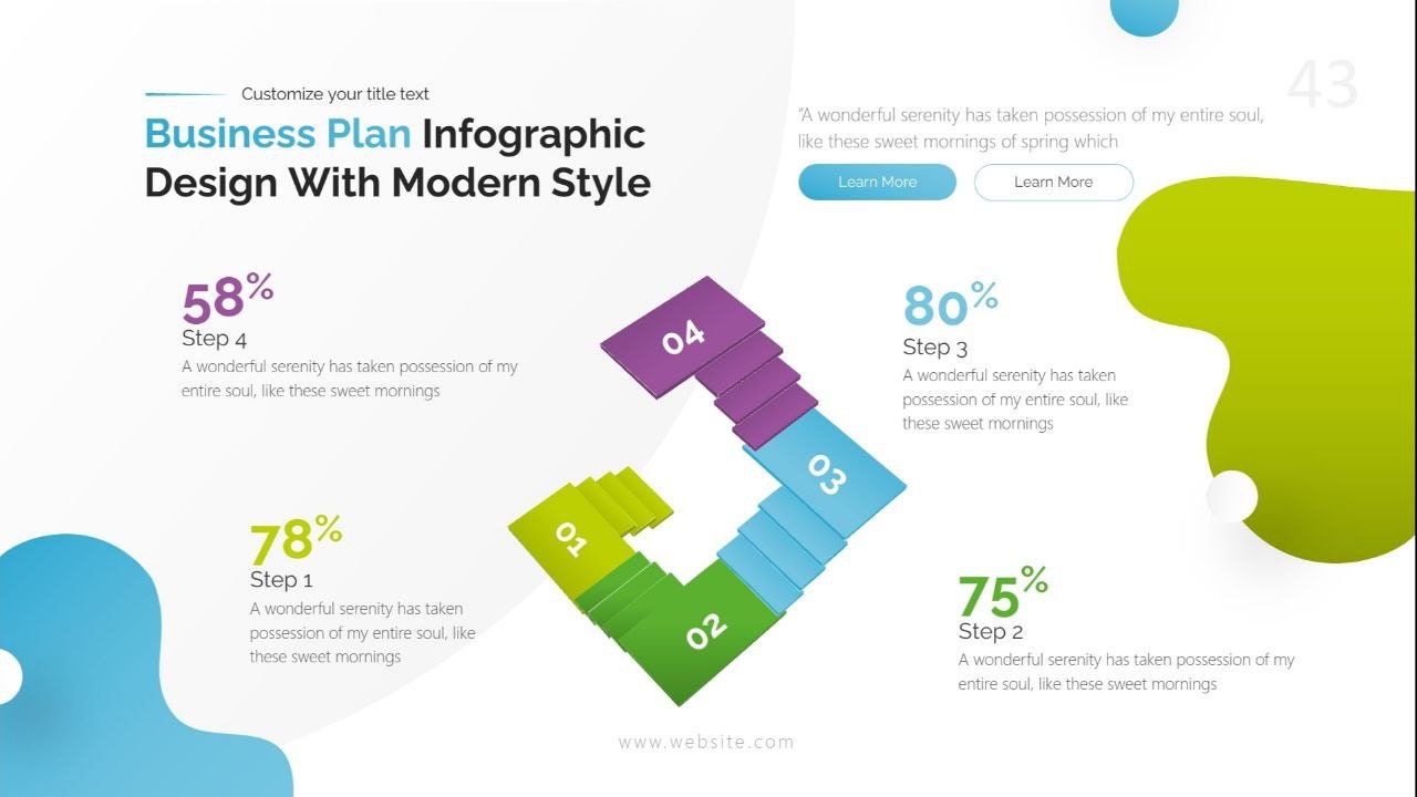 Powerpoint Template Animated Infographic All in One - Etsy